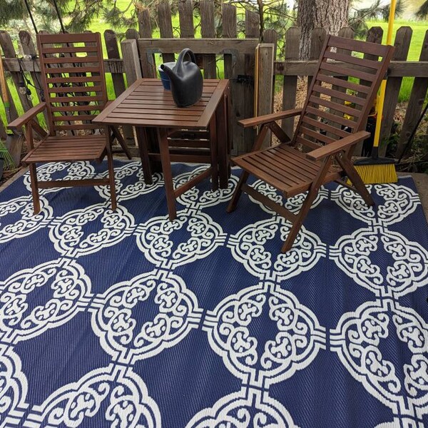 Playa Rug Mykonos Reversible, Indoor/outdoor Recycled Plastic Floor Mat ...