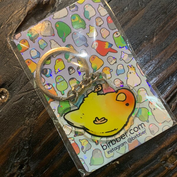 Dangling Lovebird Keychain - Etsy