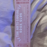 The Anti-social Book Club Bookmark | Feminist Bookmark | Bookmark ...