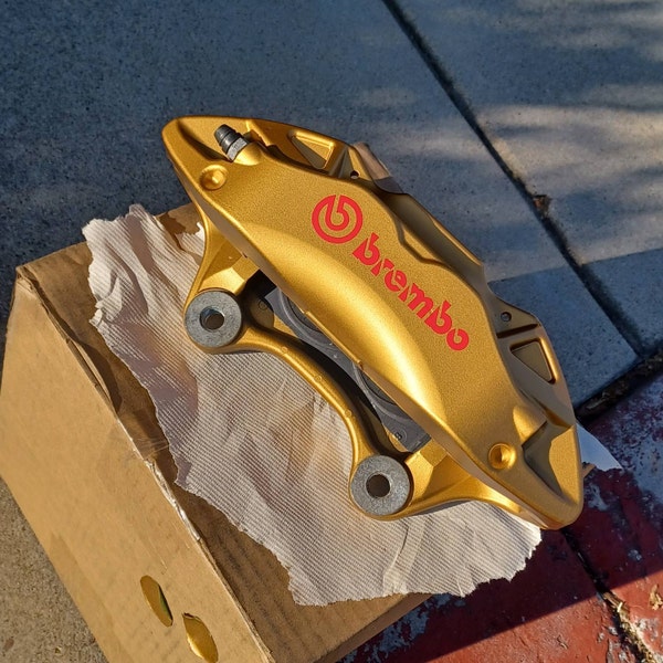 4 Corvette Caliper Decals Sticker C8 Z51 Heat Resistant White Red - Etsy