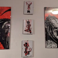 80s Monsters Three Pack of Prints Original Comic Style Art Print Alien ...