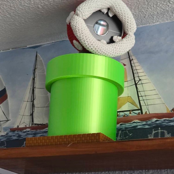 Super Mario Warp Tube Planter 3D Printed - Etsy