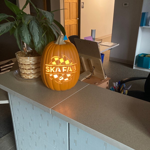 Custom Logo Carved Foam Pumpkin (business, Sports Team, Band, Movie, TV ...