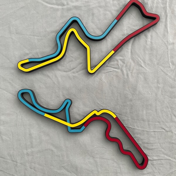 Thunderhill Raceway Park LED RGB Neon Race Track Circuit Desk Wall Art ...