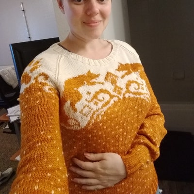 Forest Sweater Knitting Pattern - Etsy