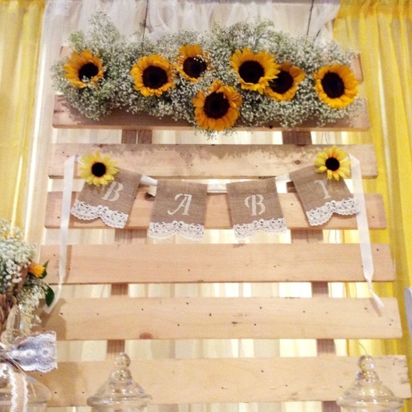 Custom Burlap Lace Banners, Wedding Decor, Bridal Shower Gift/shabby ...