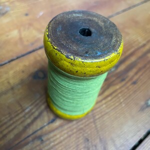 Vintage Antique Wooden Mill Bobbins, Metal Bound Original Patina ...