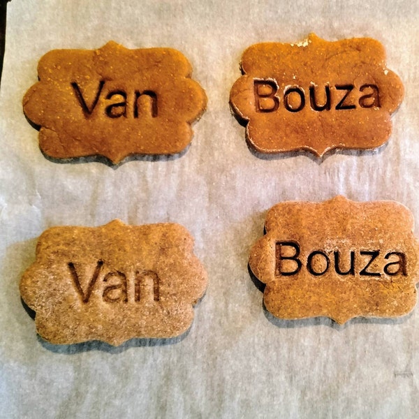 Personalized Plaque Shaped Cookie Cutter With Name Imprint - Etsy