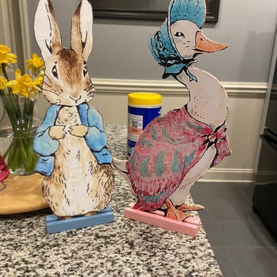 Vintage Peter Rabbit Standing Wood Cutout for Easter Decorating or ...
