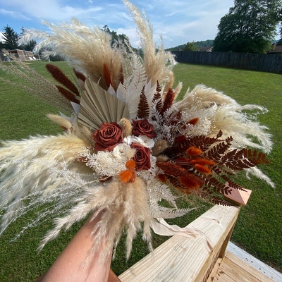 Terracotta Rust Cake Flowers Flat Lay Flowers DIY - Etsy