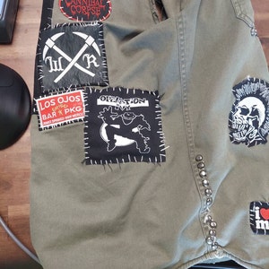 Circle Jerks DIY Patch Punk Crust Black Flag off Leftover Crack Anti ...