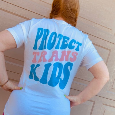 Protect Trans Kids Transgender FTM Trans Pride Shirt MTF Trans ...