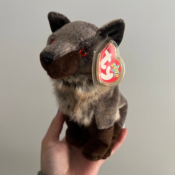TY Beanie Baby "howl" the Wolf. New, Never Played With. Stored in a ...