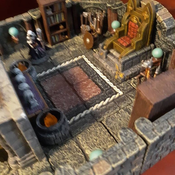 Treasure Chest and Trap Doors Scatter | RPG Miniatures | Dnd Painted ...