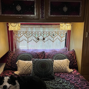RV Light Cover, Handmade Boho Camper Trailer Decor RV Light Covers ...