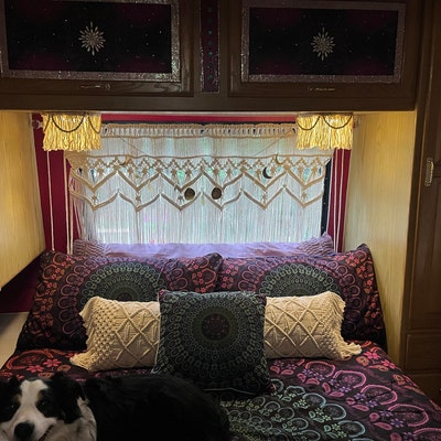 RV Light Cover, Handmade Boho Camper Trailer Decor RV Light Covers ...