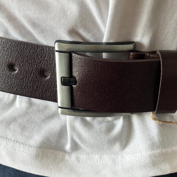 Custom Handmade Belt Anniversary Gift Father's Day Gift Engraved ...