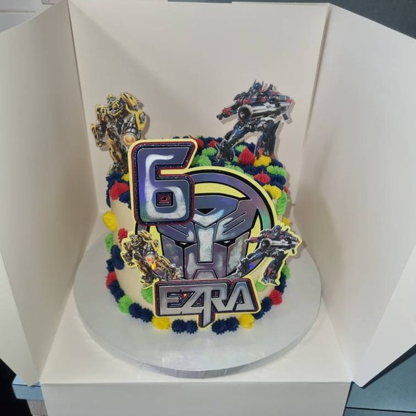 Transformers Cake Toppers - Etsy UK