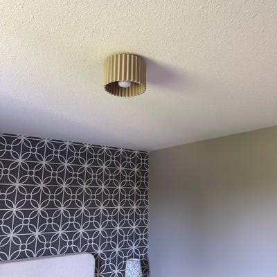 Large Scalloped Montebello Pendant Light Fixture Bone - Etsy