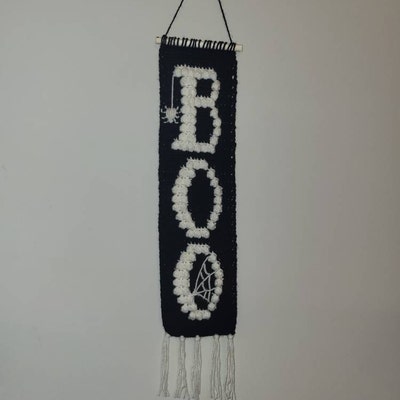 Wall Hanging BOO Halloween Wall Hanging - Etsy