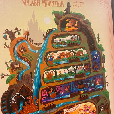 Splash Mountain Print, Magic Kingdom, Walt Disney World - Etsy