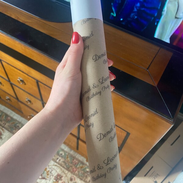 Personalised Kraft Paper, Packing Paper, Branded Packaging Premium ...