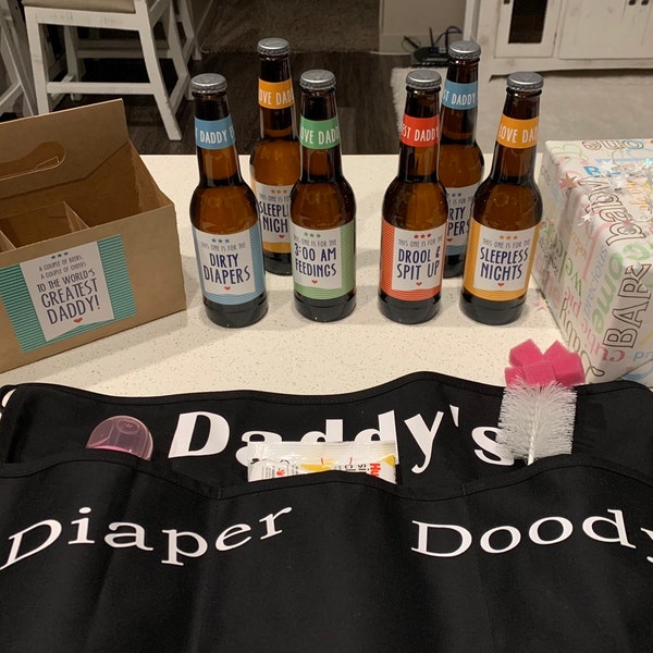 Daddy Diaper Doody - New Dad Gift - Gag Gift - First Time Daddy Gifts ...