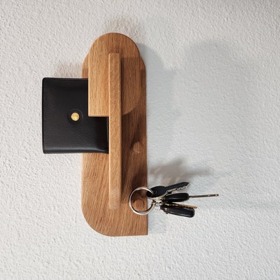 Small Entryway Organization, Key Holder, Wall Mount Coat Rack With ...