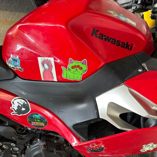 Acrylic Cat Keychain. Boombox Cat Charm. Collectible Plastic Keychain ...