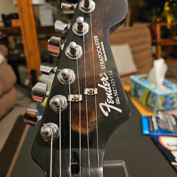 Custom Headstock Waterslide Decals (METALLIC Gold / Silver / Black ...