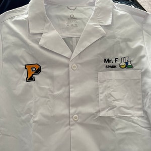 Personalized Womens Lab Coat With Custom Embroidered Text or Name ...
