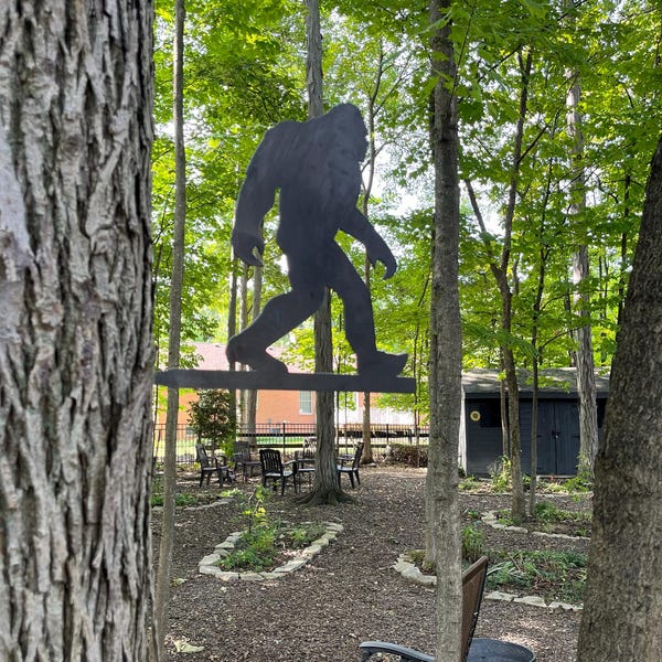 Sasquatch - Big Foot - Steel Metal Art / Metal Decor / Outdoor Decor ...