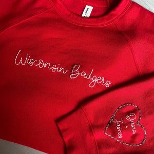 Hand Stitched Sweatshirt - Etsy