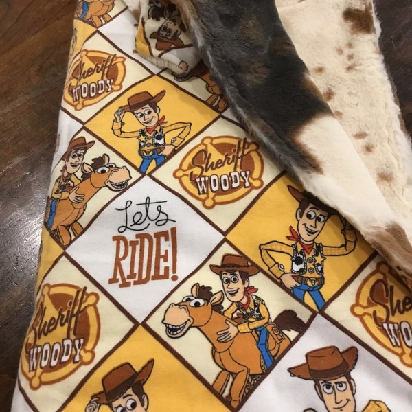 Character Flannel Fabric - Toy Story 4 Sheriff Woody - by the Yard ...