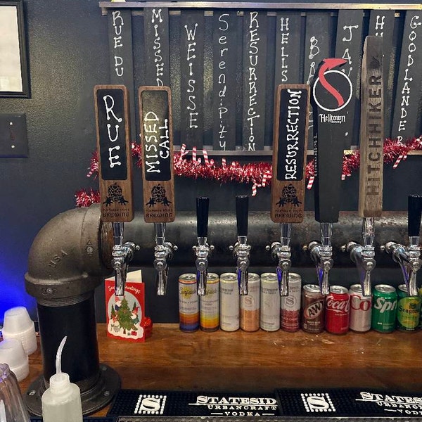 Beer Tap Handle Chalkboard Personalized Family Name Wedding Accessories ...
