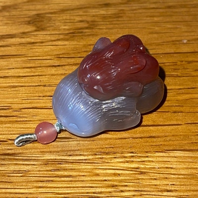 Alashan Agate Cute Elephant Deity Charm Bracelet Natural - Etsy