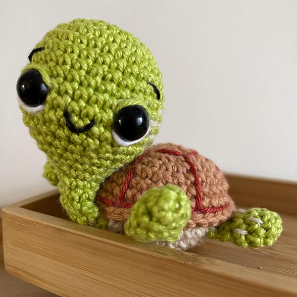 PATTERN: Shell the Baby Sea Turtle - Amigurumi Sea Turtle Pattern ...