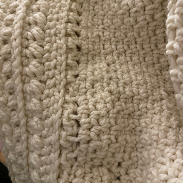 Wintertide Throw Blanket Crochet Pattern, Chunky Stitch Sampler Throw ...