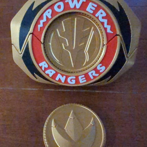 Power Ranger Legacy Morpher, Coin and Communicator Stand 3D Printed ...