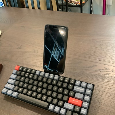 K-series Aluminum Frame Glance Stand Phone Mount for Keychron K Series ...