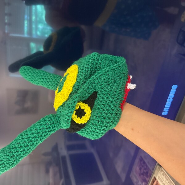 Pattern for Crochet Pokemon Rayquaza Inspired Character Hat | PDF ...