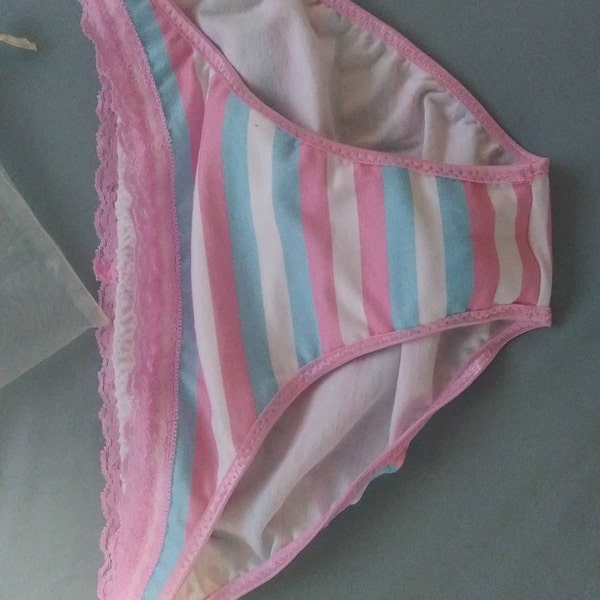 Leolines, LLC ™ Transgender FLAG Print With Lace Trim Panties Underwear ...