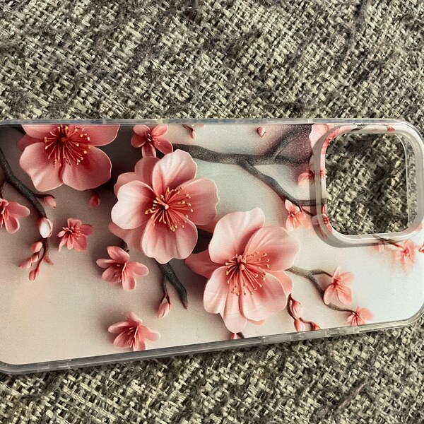 Sakura Phone Case Cherry Blossom Cover Fit iPhone 14 Pro Max, 13, 12 ...