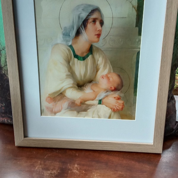 Our Lady Virgin Mary Print Catholic Prints Madonna and Child Jesus Art ...