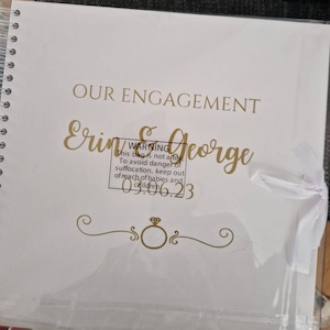 Our First Year Scrapbook Album, First Anniversary Scrapbook ...