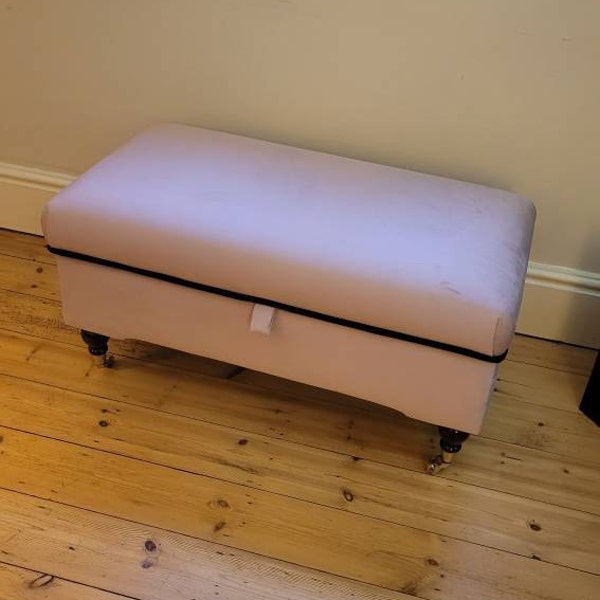 Special Designer Handmade Fully Upholstered Coffee Table Footstool in ...