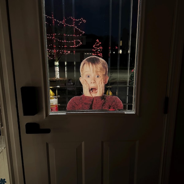 Kevin Mccallister Window Cling Home Alone Christmas Sticker - 15 X 15 ...