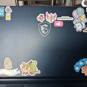 Fluffy Luna Moth Sticker / Vinyl Decal Luna Moth Sticker / Waterproof ...