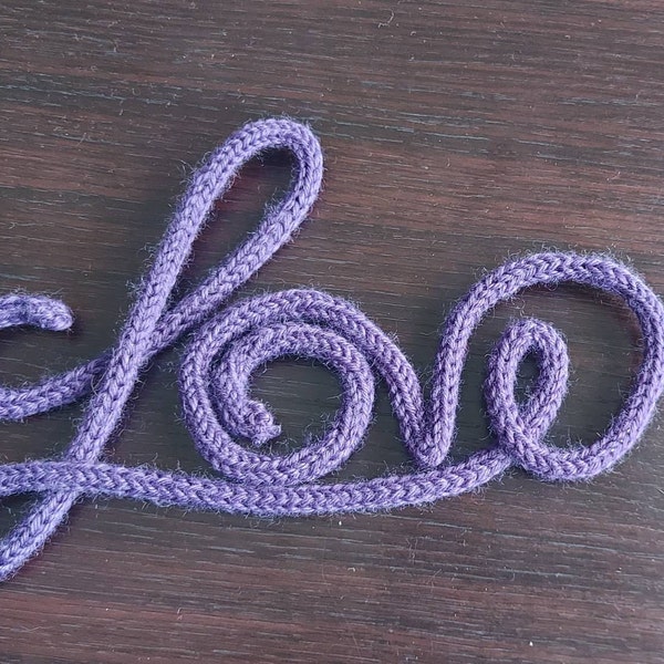 Knitted Wire Art Template Bundle Letter Pattern for Wire Letter ...