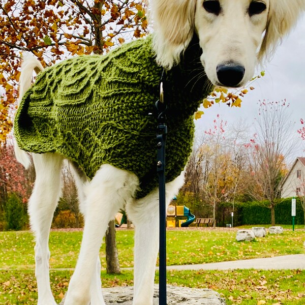 Dog Snood Knitting Pattern/ Written and Chart Instructions / All Sizes ...